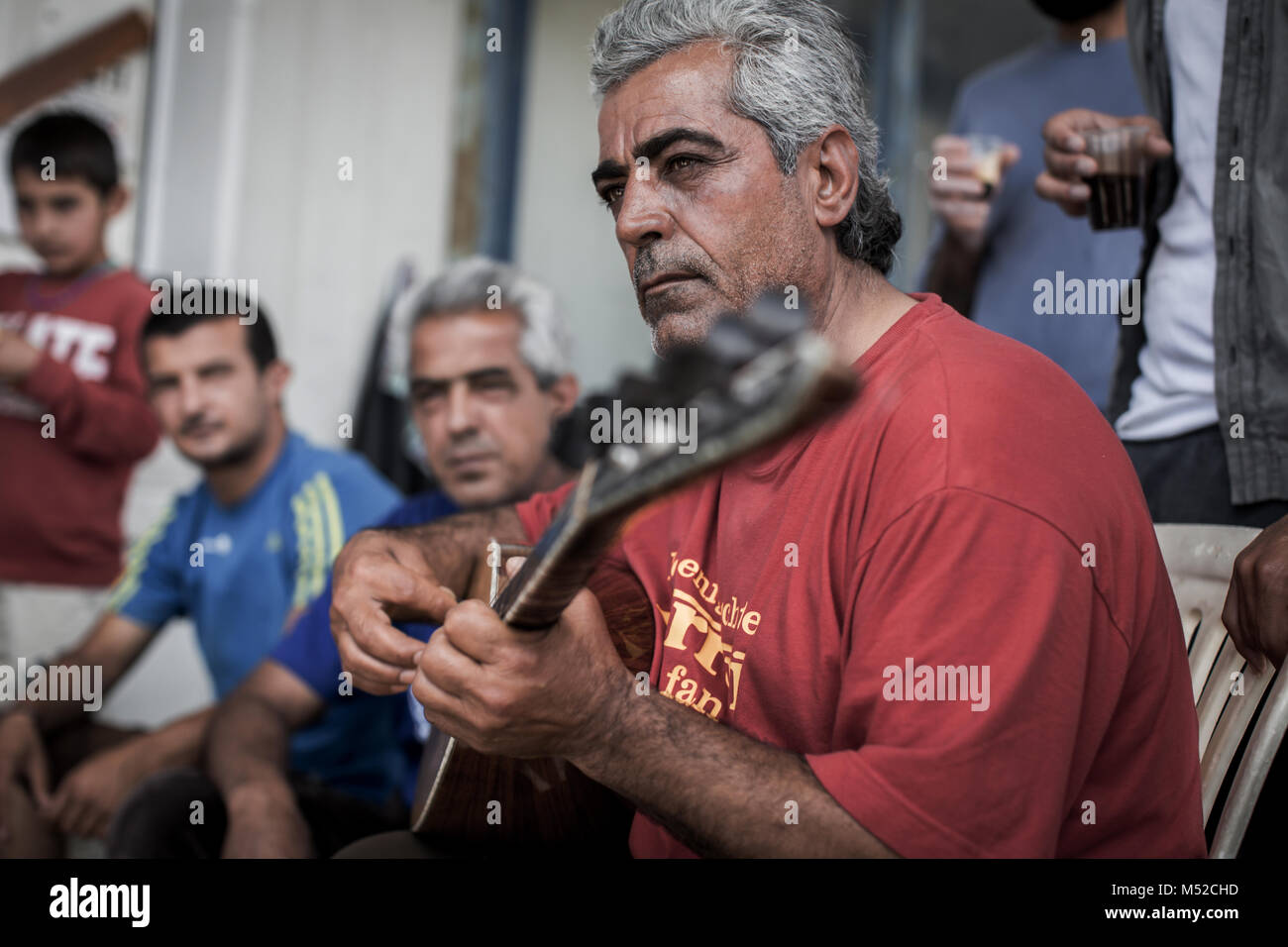 Syrian refugee man hi-res stock photography and images - Alamy