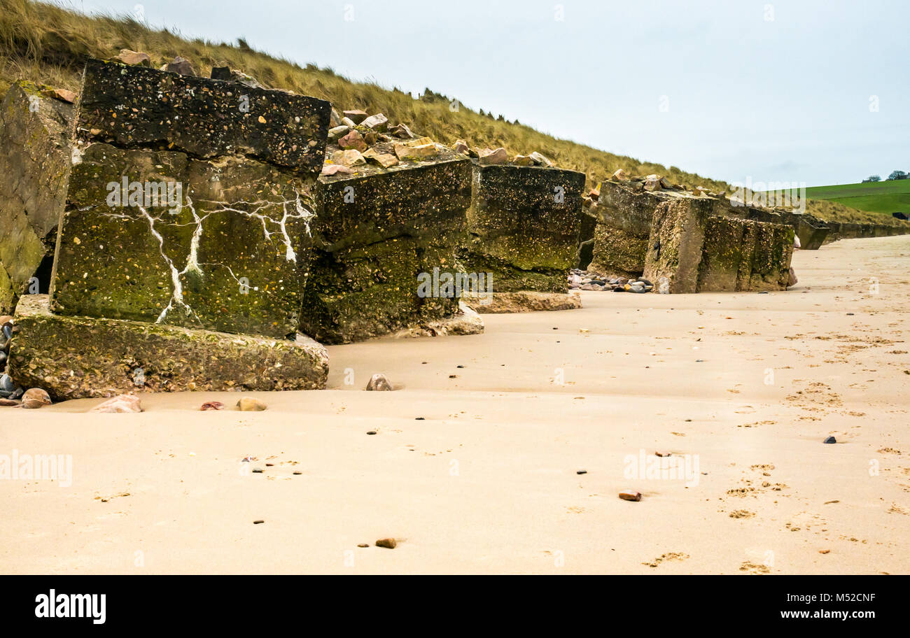 World war anti tank concrete blocks hi-res stock photography and images ...