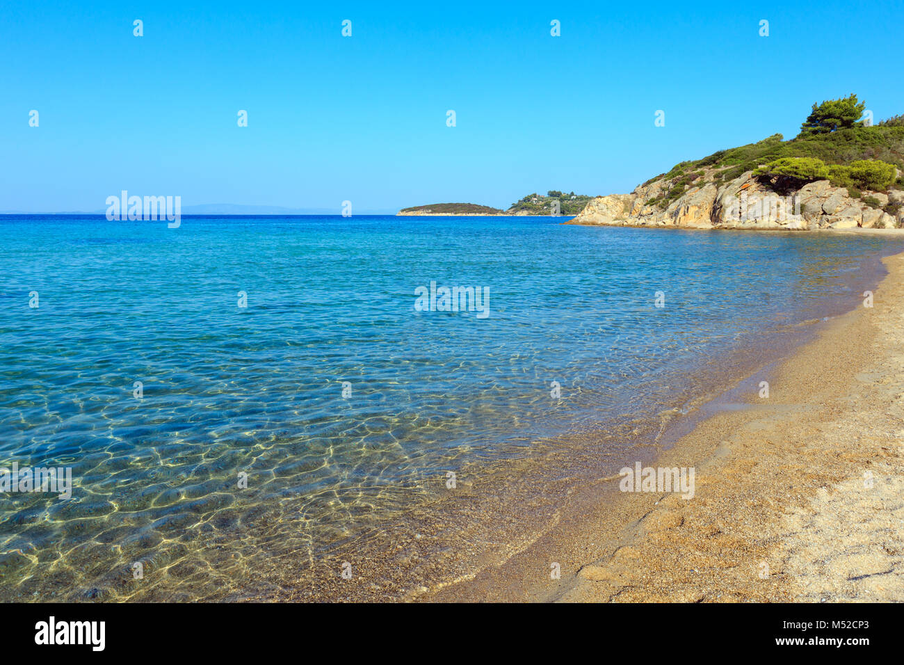 Trani Ammouda beach(Halkidiki, Greece Stock Photo - Alamy