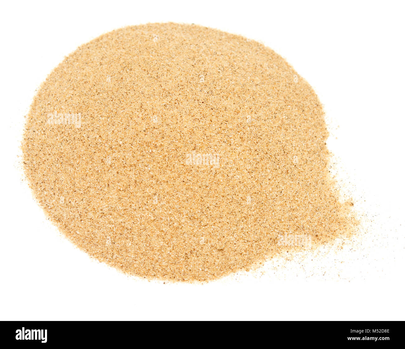 pile of sand isolated on white background Stock Photo - Alamy