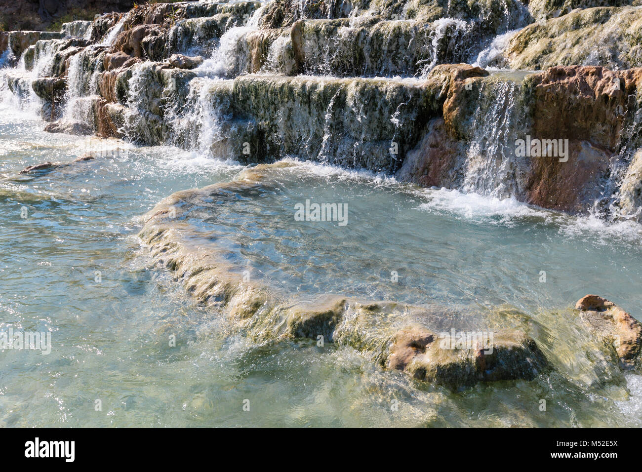 Natural spa Saturnia thermal baths, Italy Stock Photo - Alamy