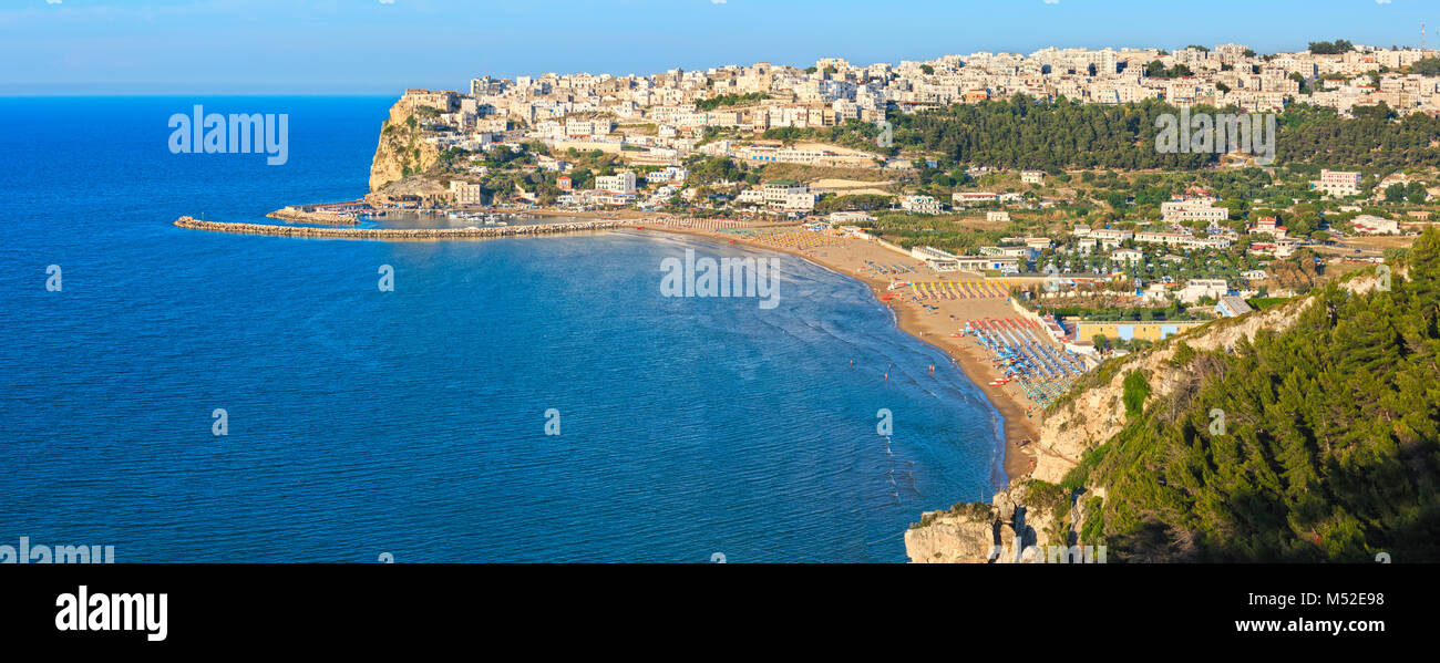 Summer Peschici town, Italy Stock Photo - Alamy