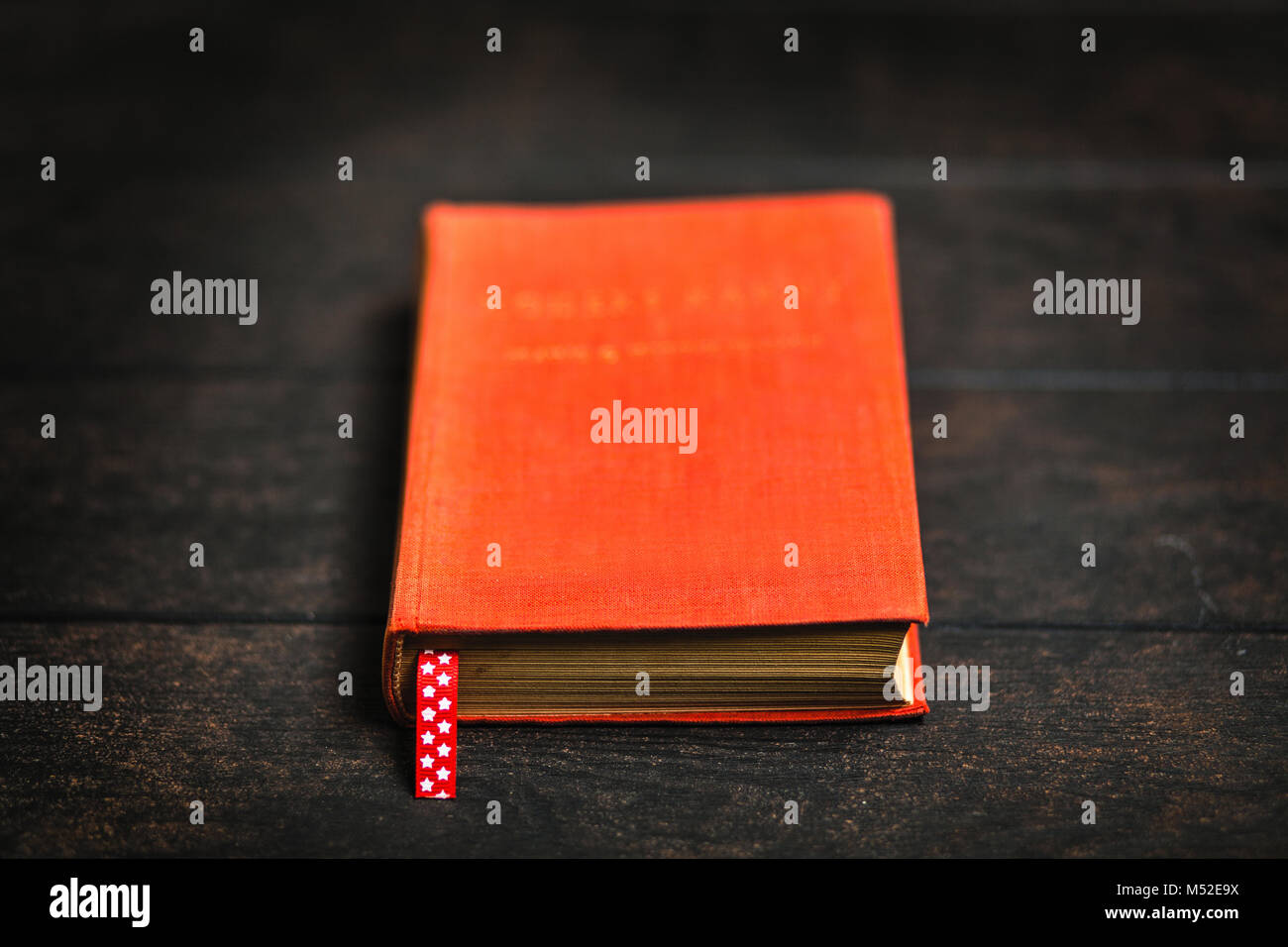 Old red book Stock Photo - Alamy