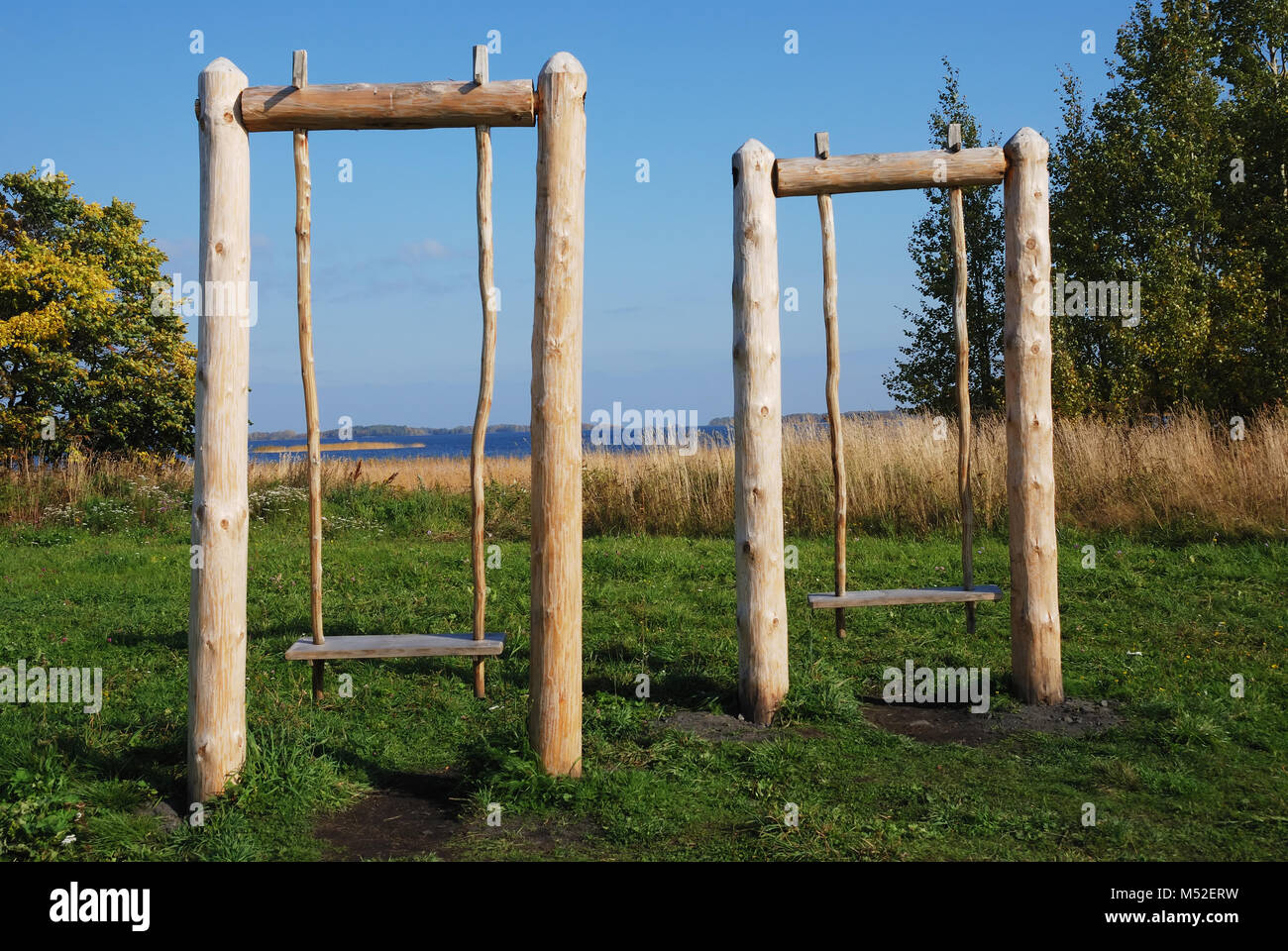 Lakeside swing hi-res stock photography and images - Alamy