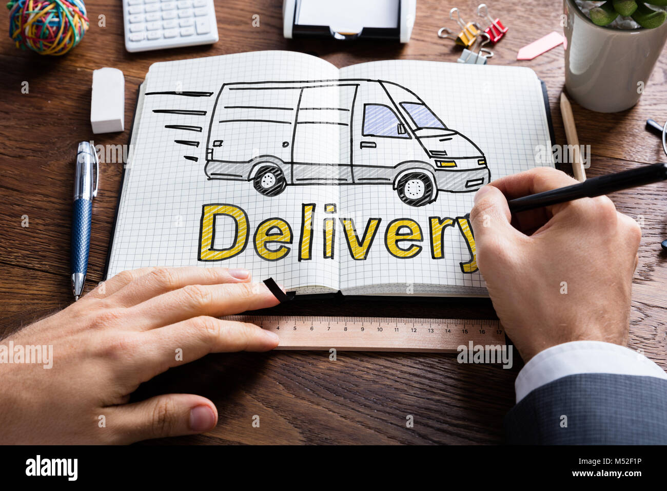 Delivery concept vehicle hi-res stock photography and images - Alamy