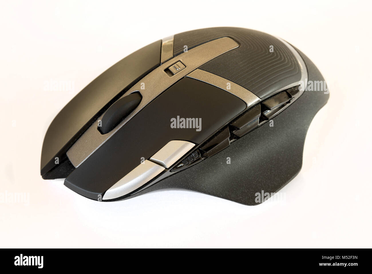 Computer mouse on white background Stock Photo - Alamy
