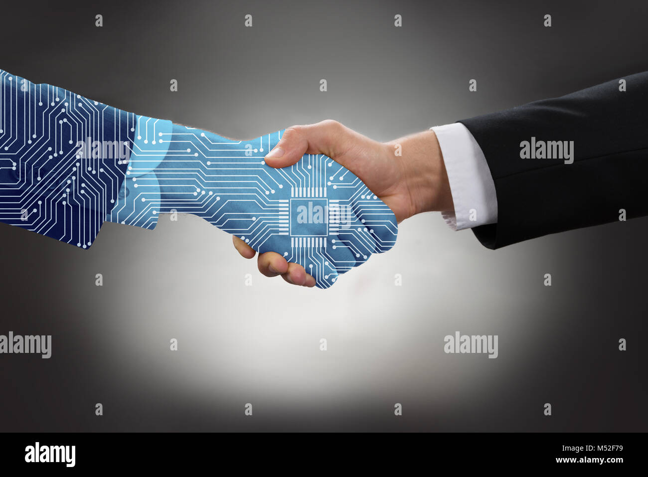Digital with two hands hi-res stock photography and images - Alamy