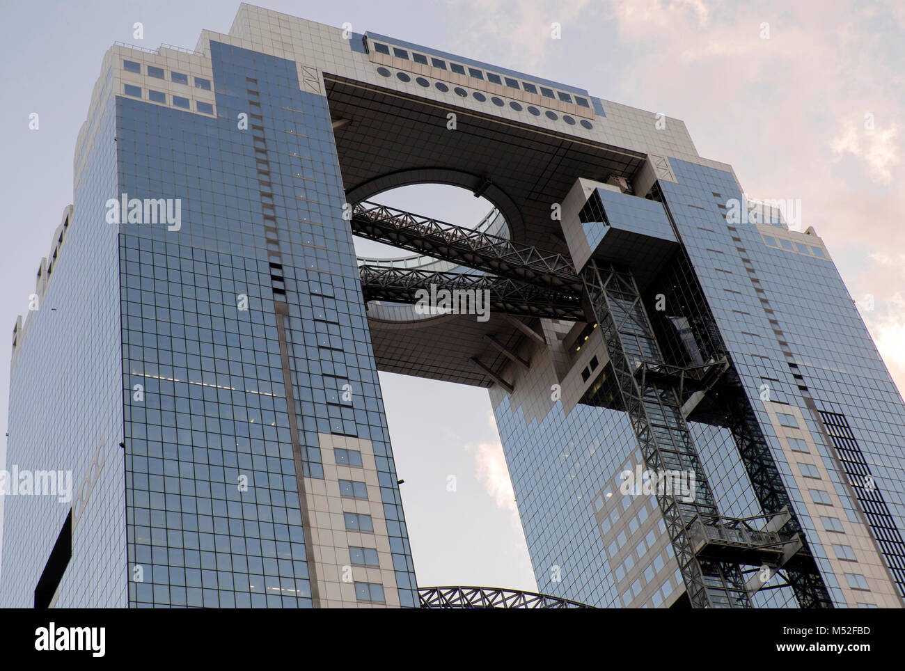 the japanese mega city of osaka Stock Photo - Alamy