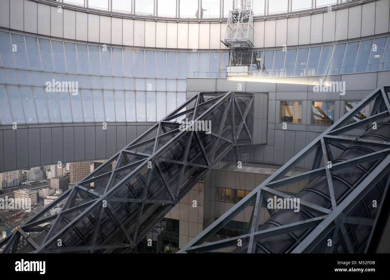 the japanese mega city of osaka Stock Photo - Alamy