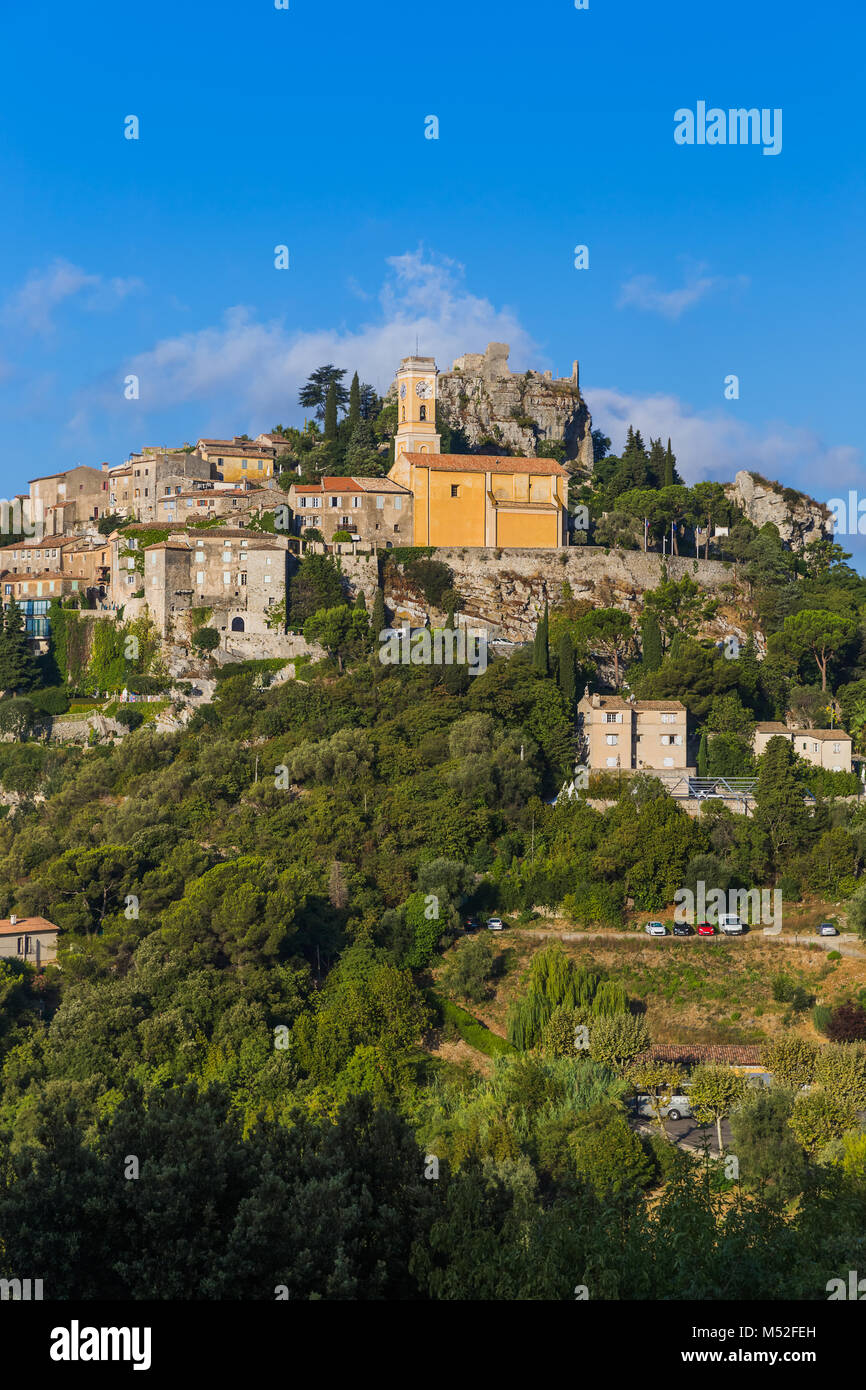 Town Eze - Azure Coast in France Stock Photo - Alamy