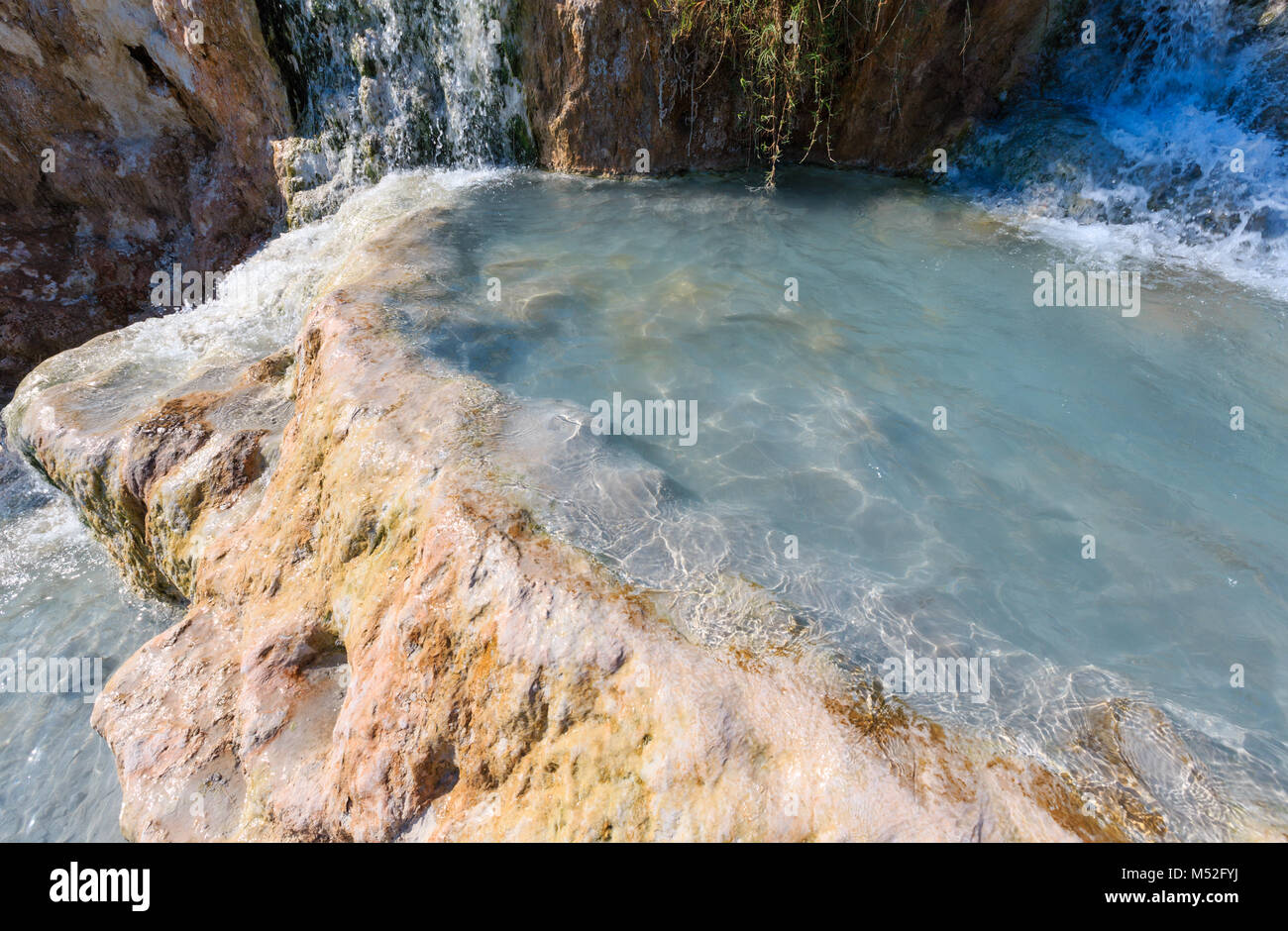 Natural spa Saturnia thermal baths, Italy Stock Photo - Alamy