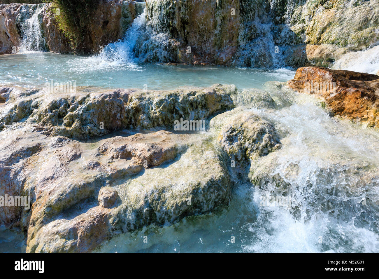 Natural spa Saturnia thermal baths, Italy Stock Photo - Alamy