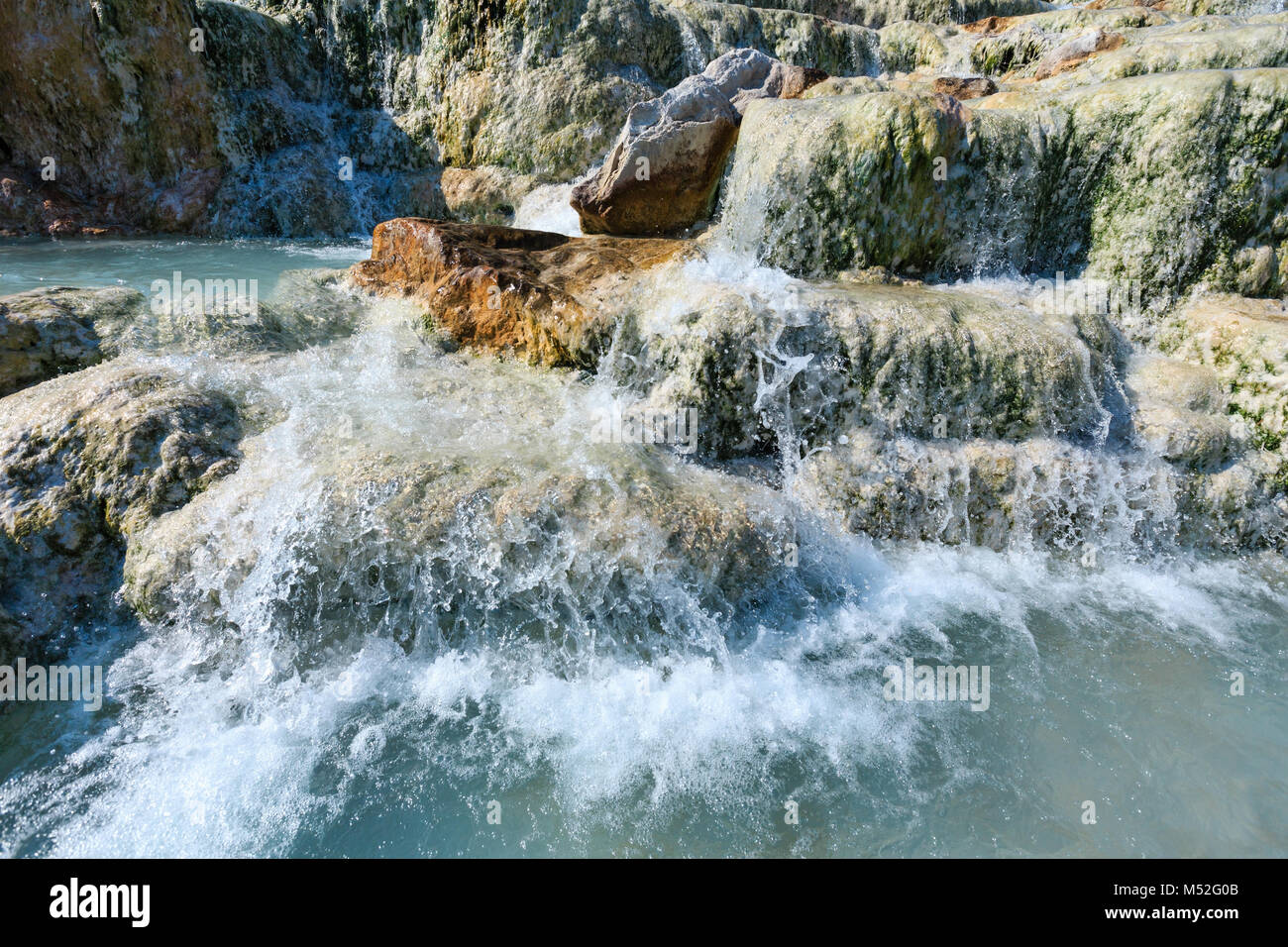 Natural spa Saturnia thermal baths, Italy Stock Photo - Alamy