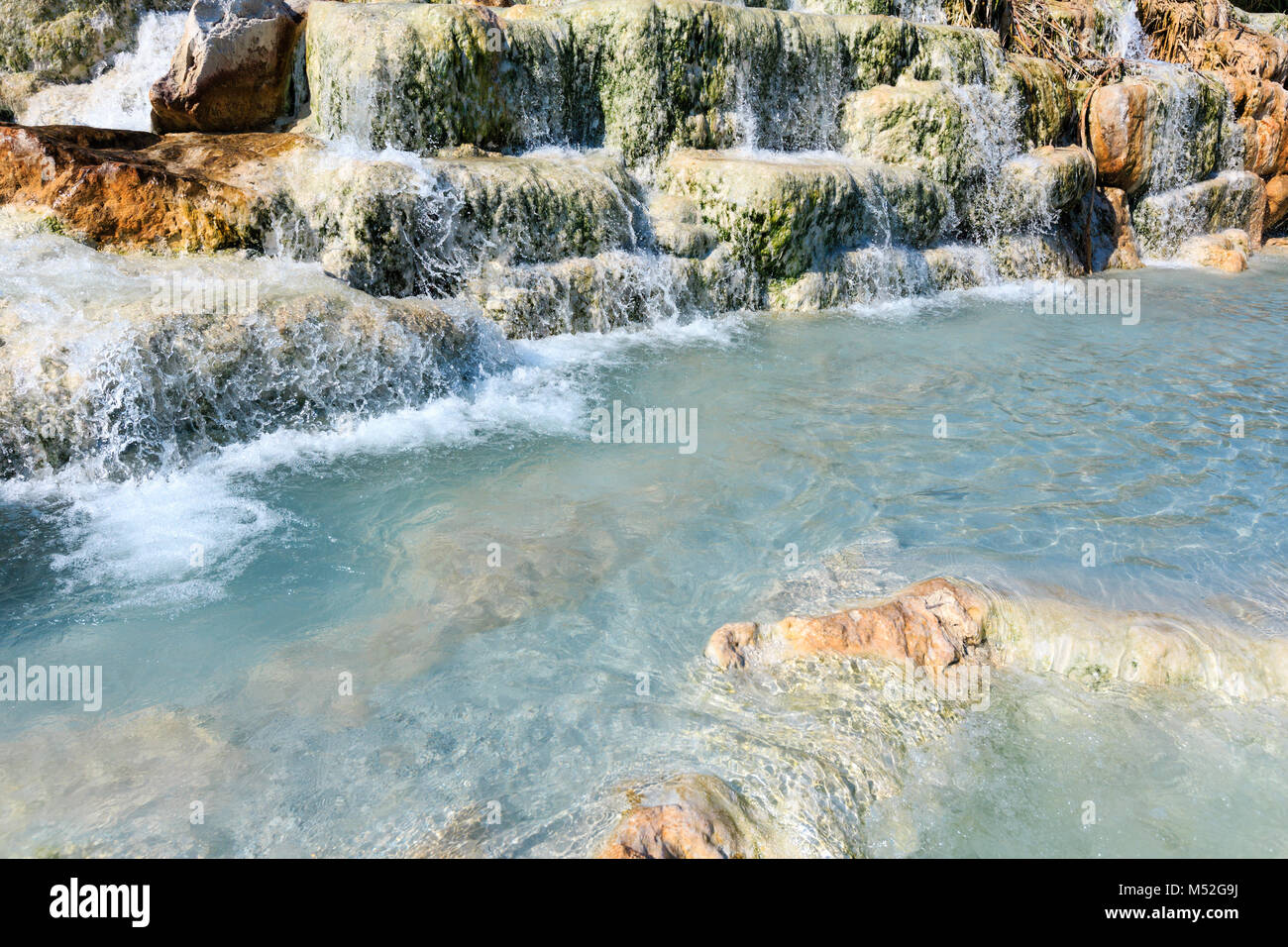 Natural spa Saturnia thermal baths, Italy Stock Photo - Alamy