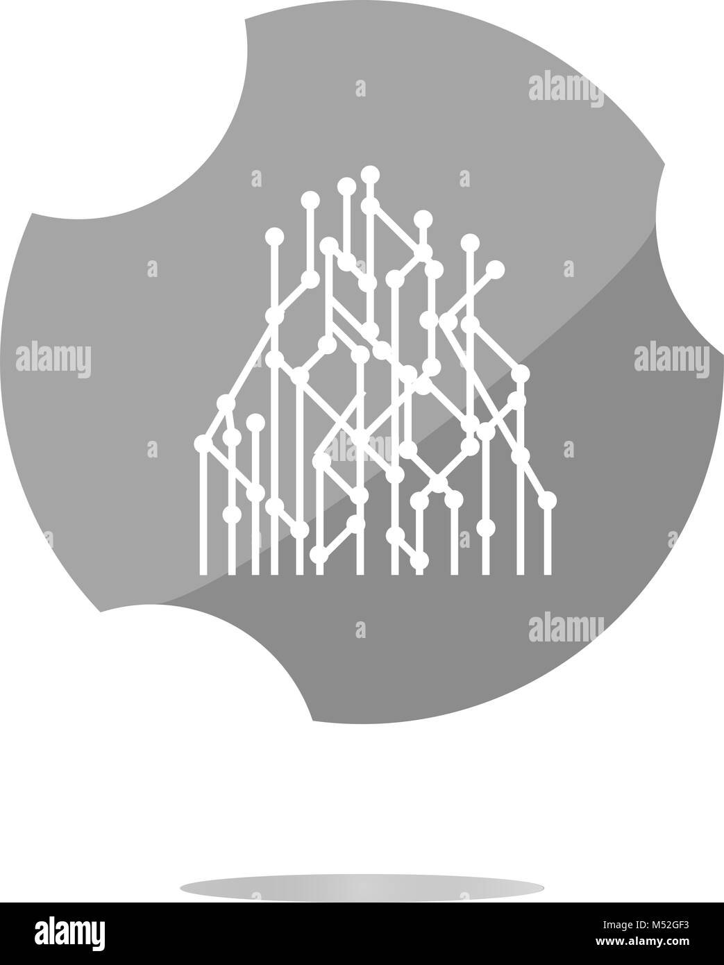 City location map icon Black and White Stock Photos & Images - Alamy