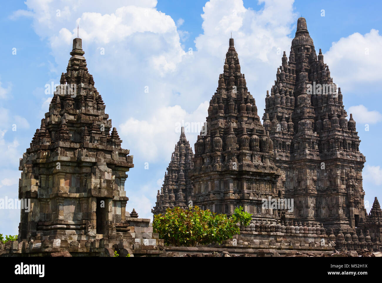 Prambanan temple near Yogyakarta on Java island - Indonesia Stock Photo ...