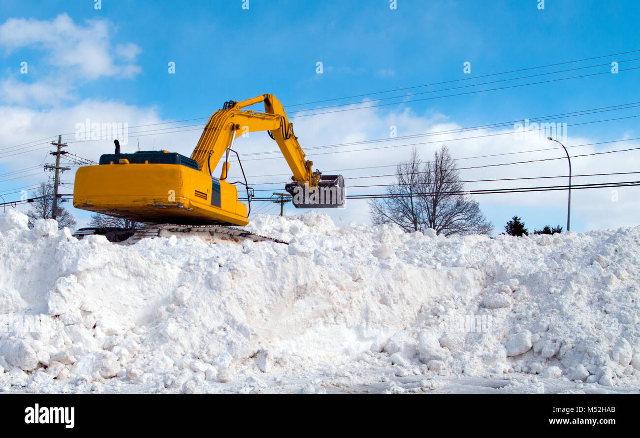 Snow removal machine clearing hi-res stock photography and images - Alamy
