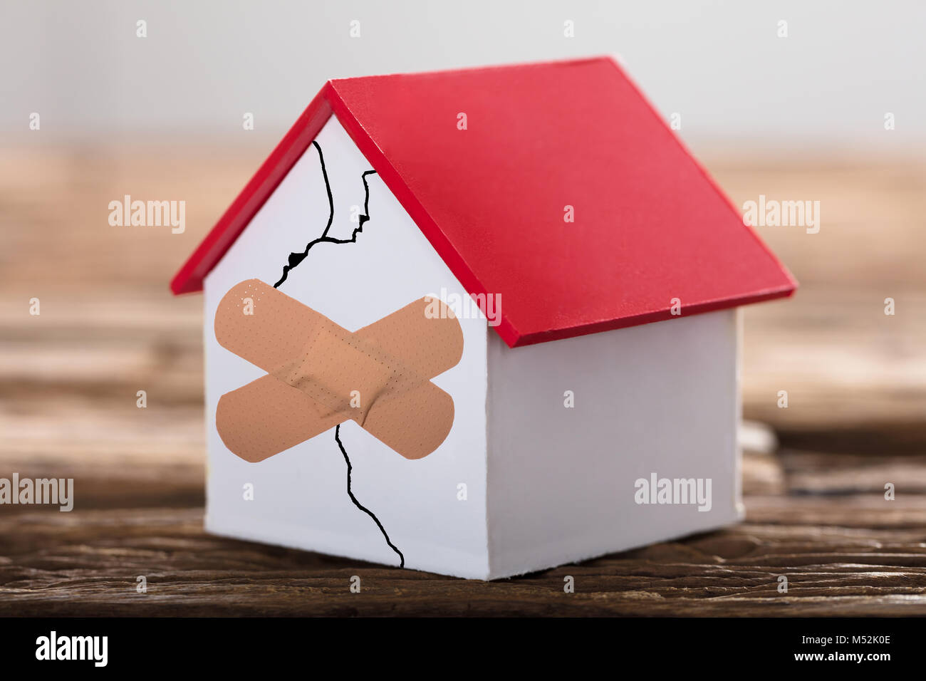 Broken house model hi-res stock photography and images - Alamy