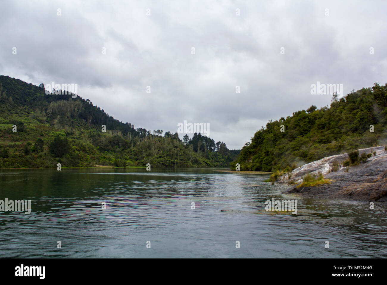 The Hidden Valley, Waikato river impressive landscape, New Zealand ...