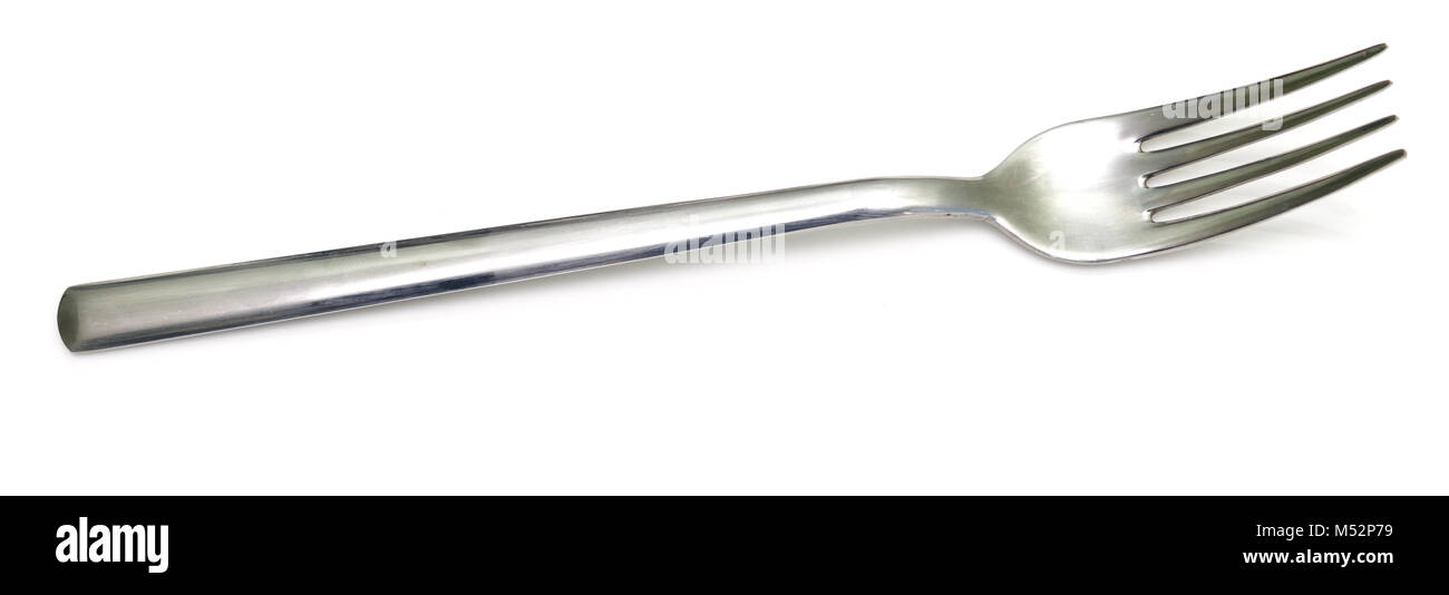 fork on white Stock Photo - Alamy