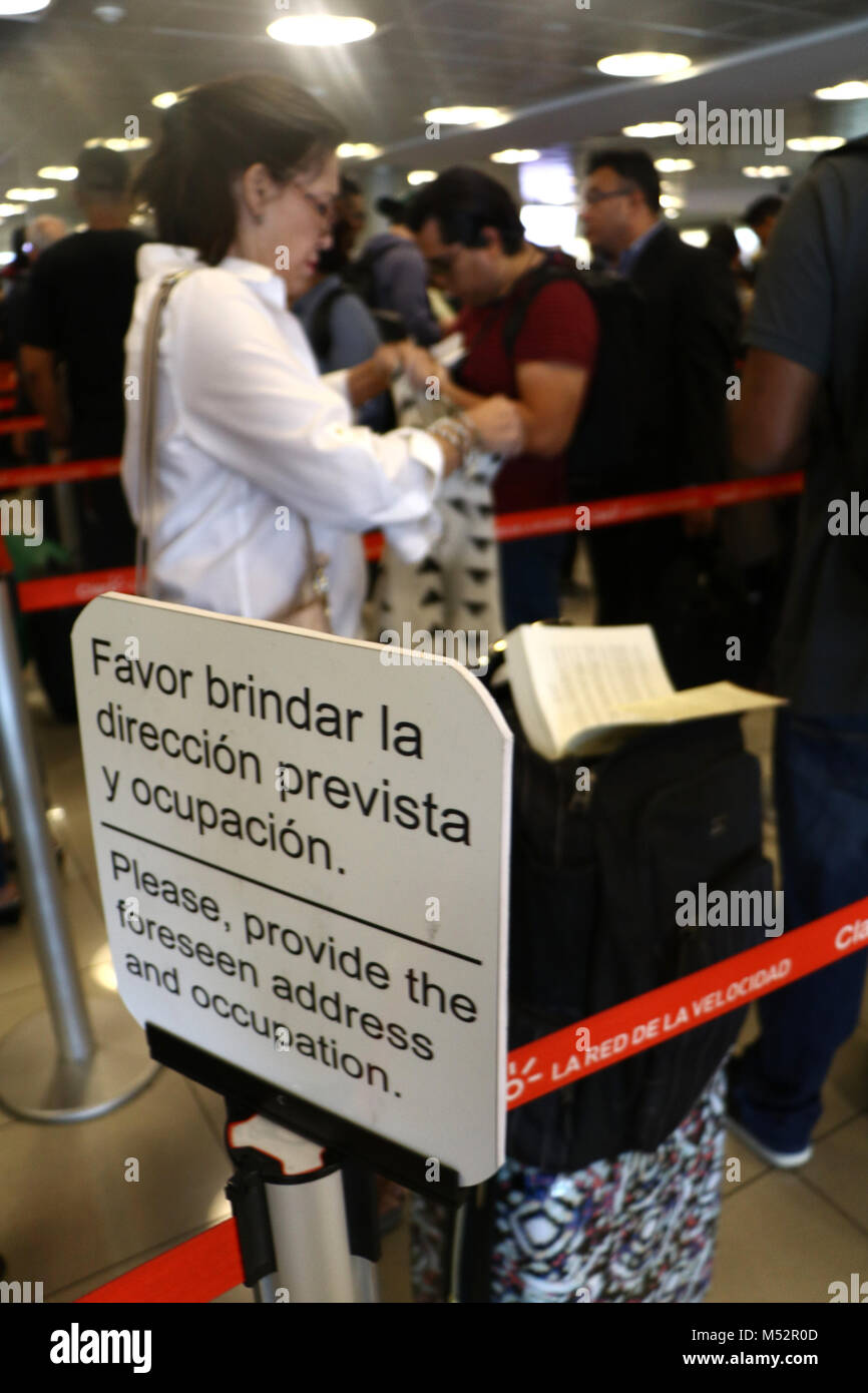 traveler Lines at customs airport San Jose Costa Rica Stock Photo - Alamy