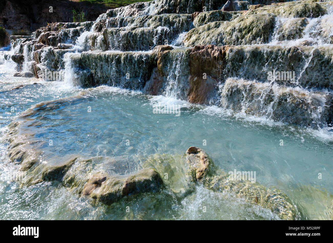 Natural spa Saturnia thermal baths, Italy Stock Photo - Alamy