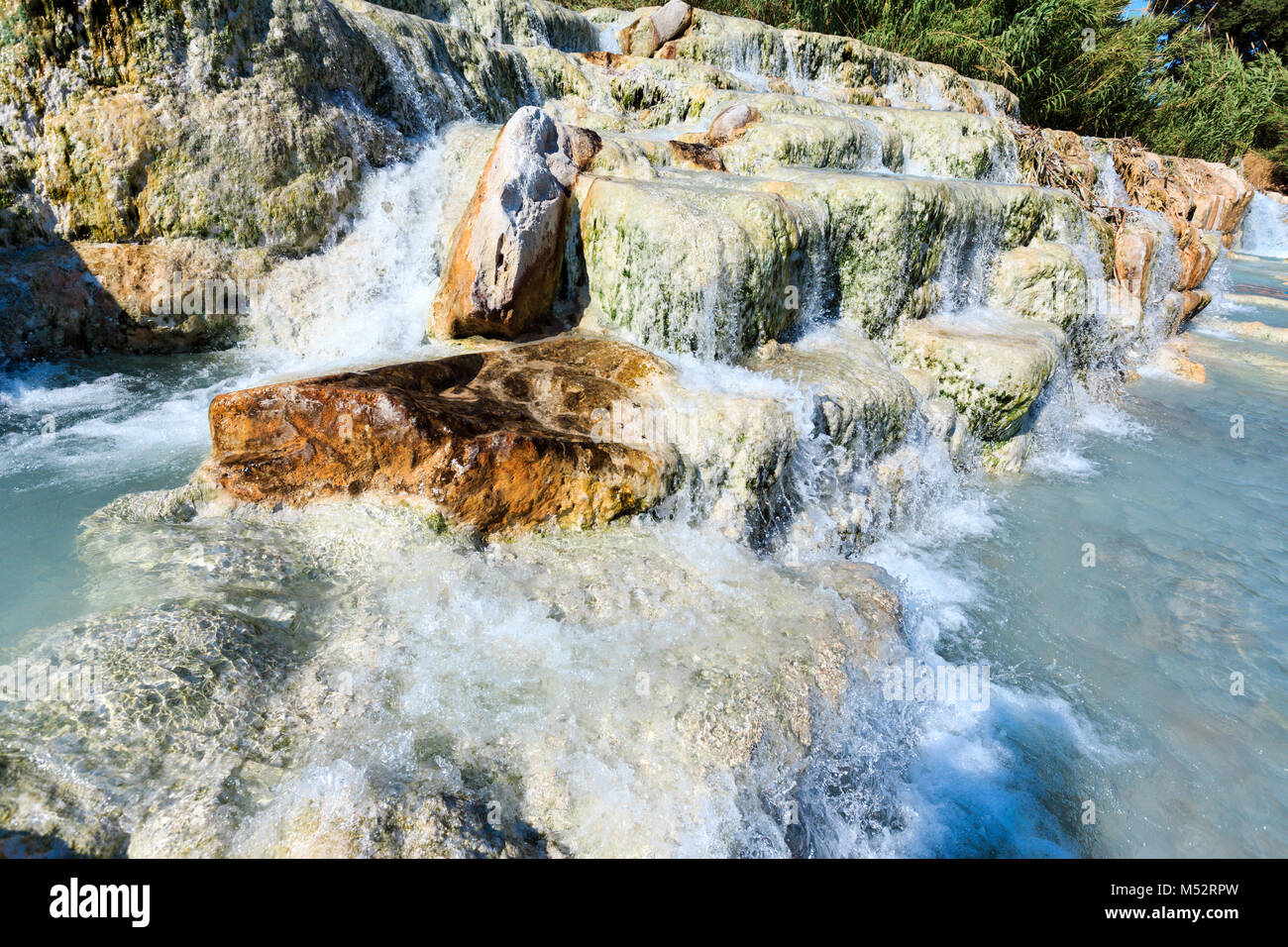 Natural spa Saturnia thermal baths, Italy Stock Photo - Alamy
