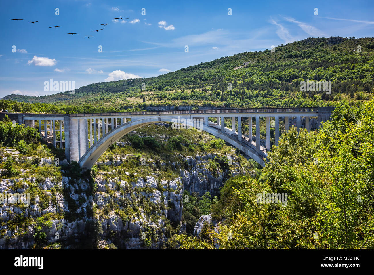 The white bridge Stock Photo - Alamy