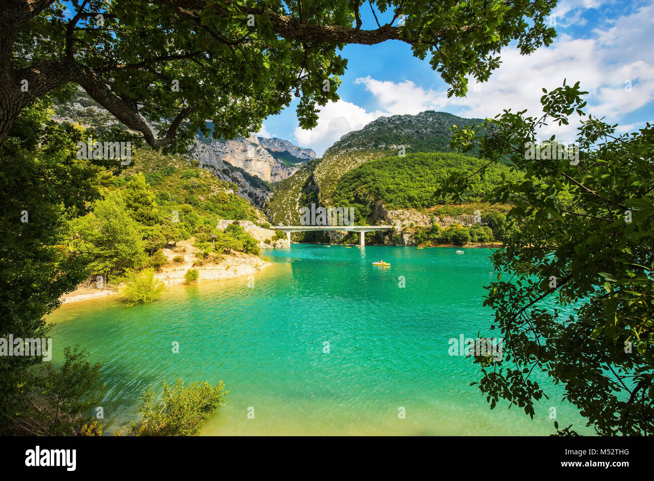 Bridge over river gorge hi-res stock photography and images - Alamy