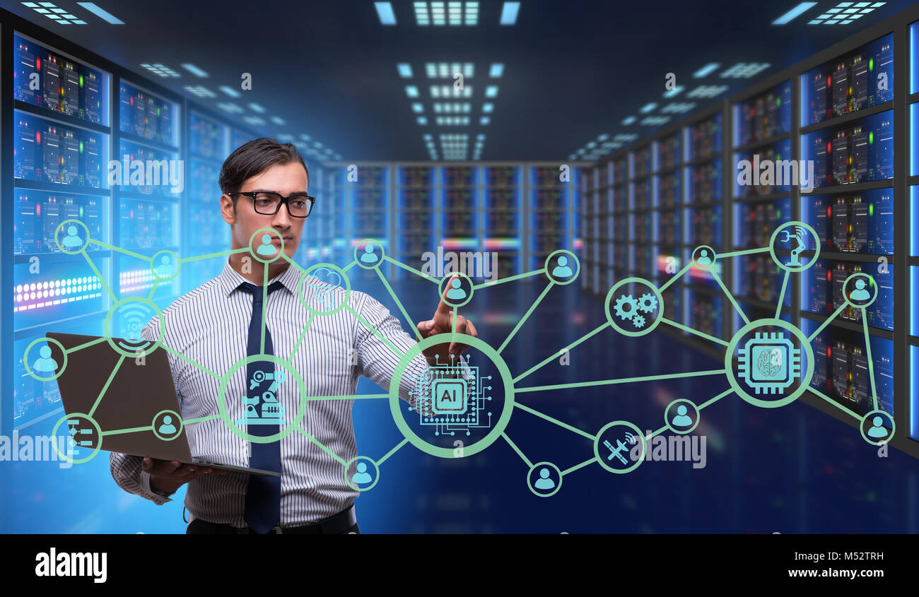 Artificial intelligence modern computing concept Stock Photo - Alamy