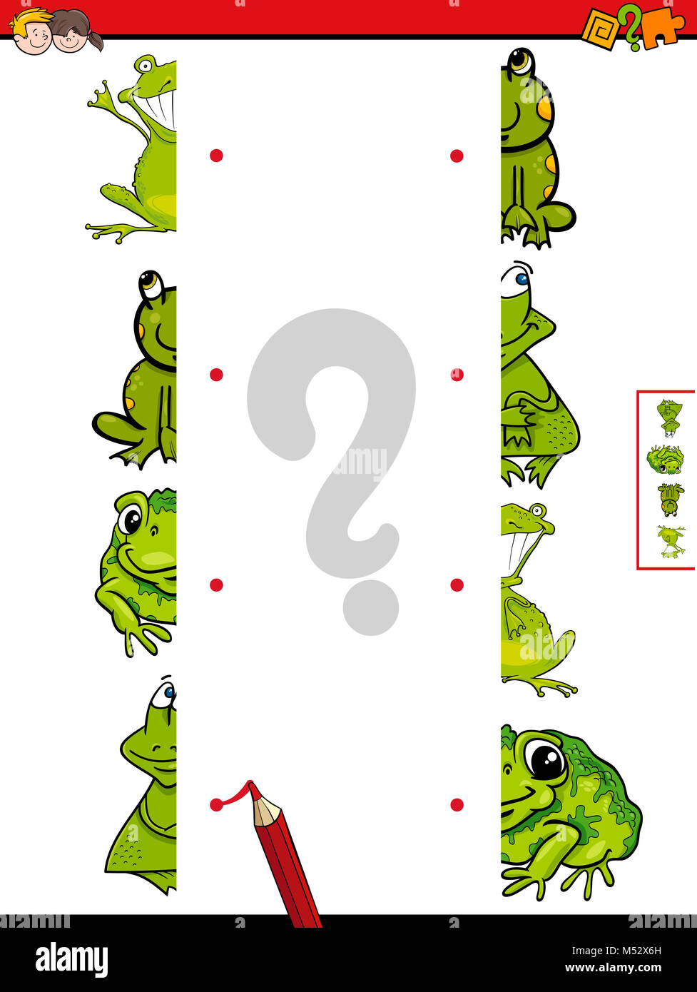 Frogs cartoon hi-res stock photography and images - Alamy