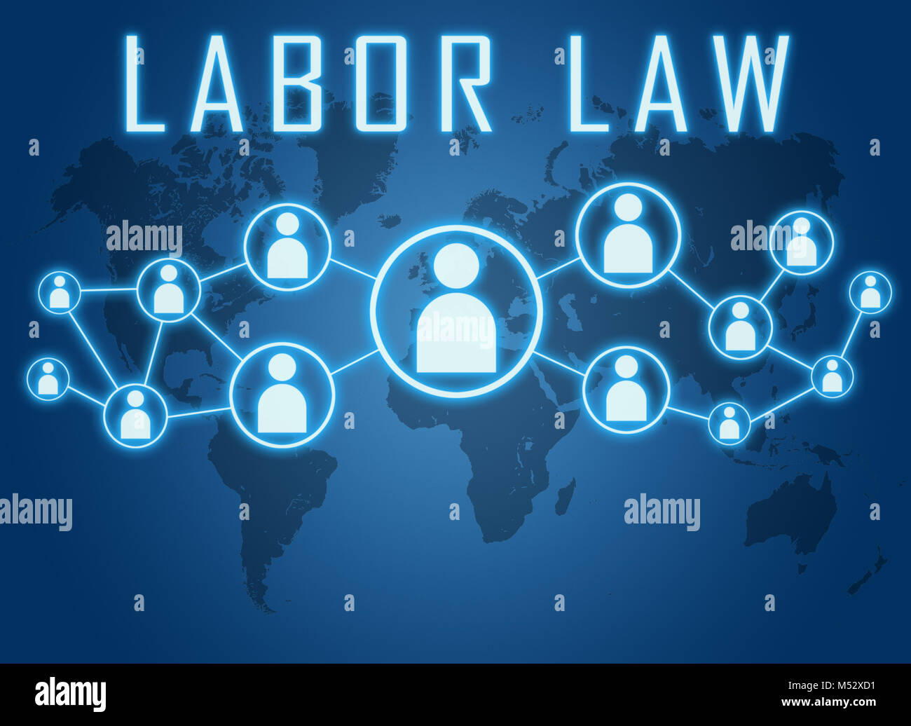 Labor law text concept Stock Photo - Alamy