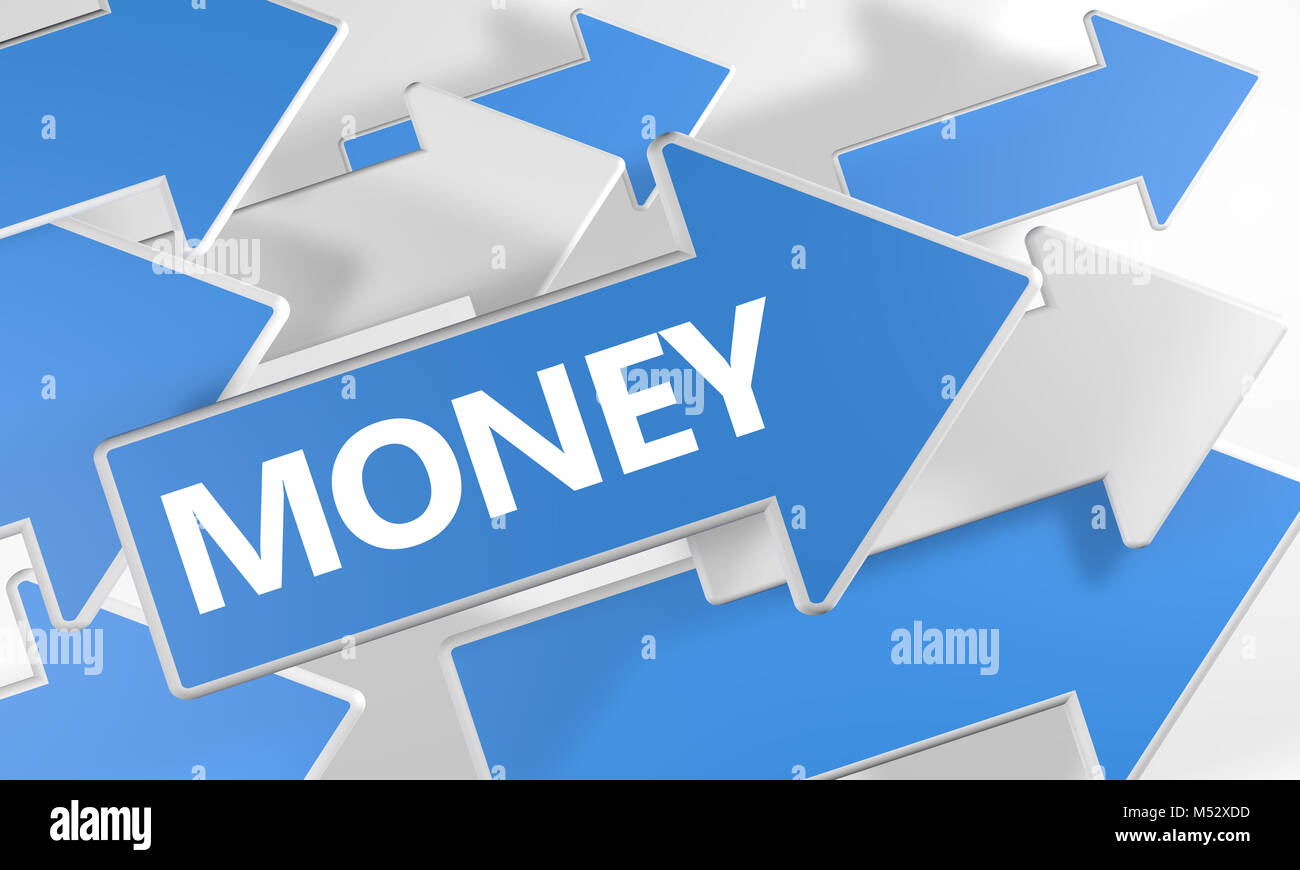 Money text concept Stock Photo - Alamy
