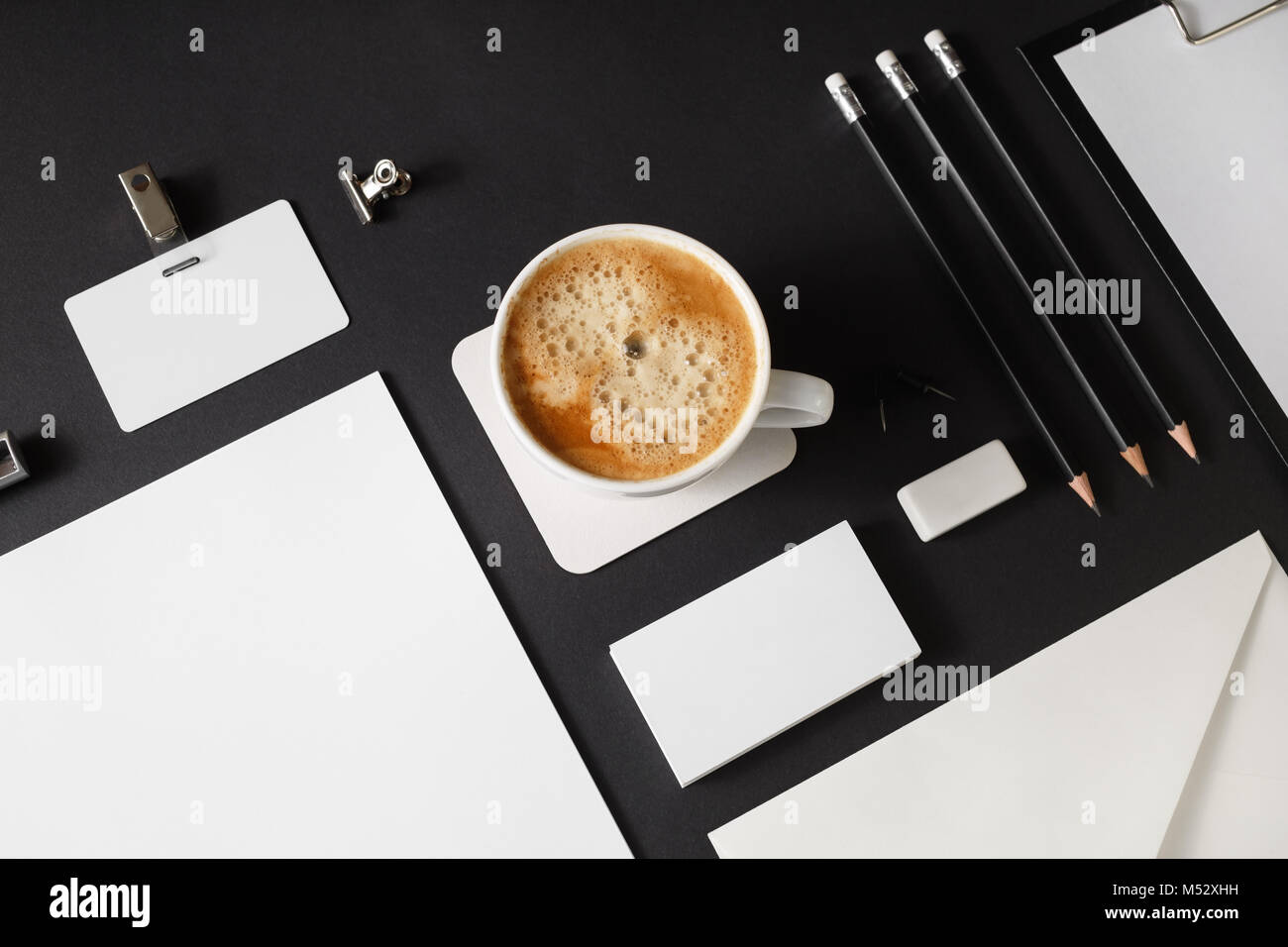 Blank branding template Stock Photo - Alamy