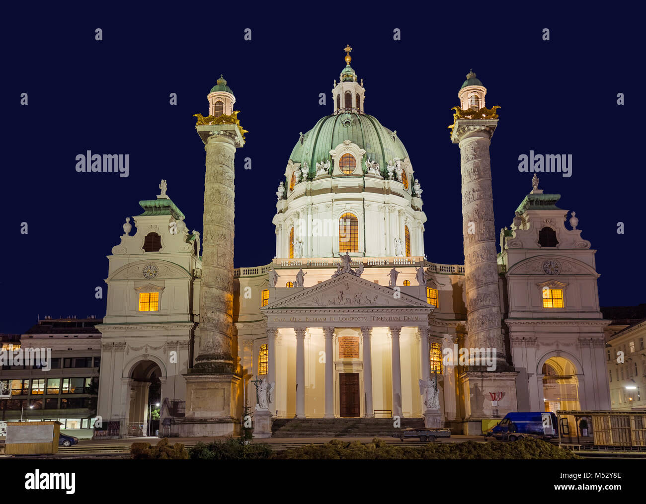 Church Karlskirche in Vienna Austria Stock Photo - Alamy
