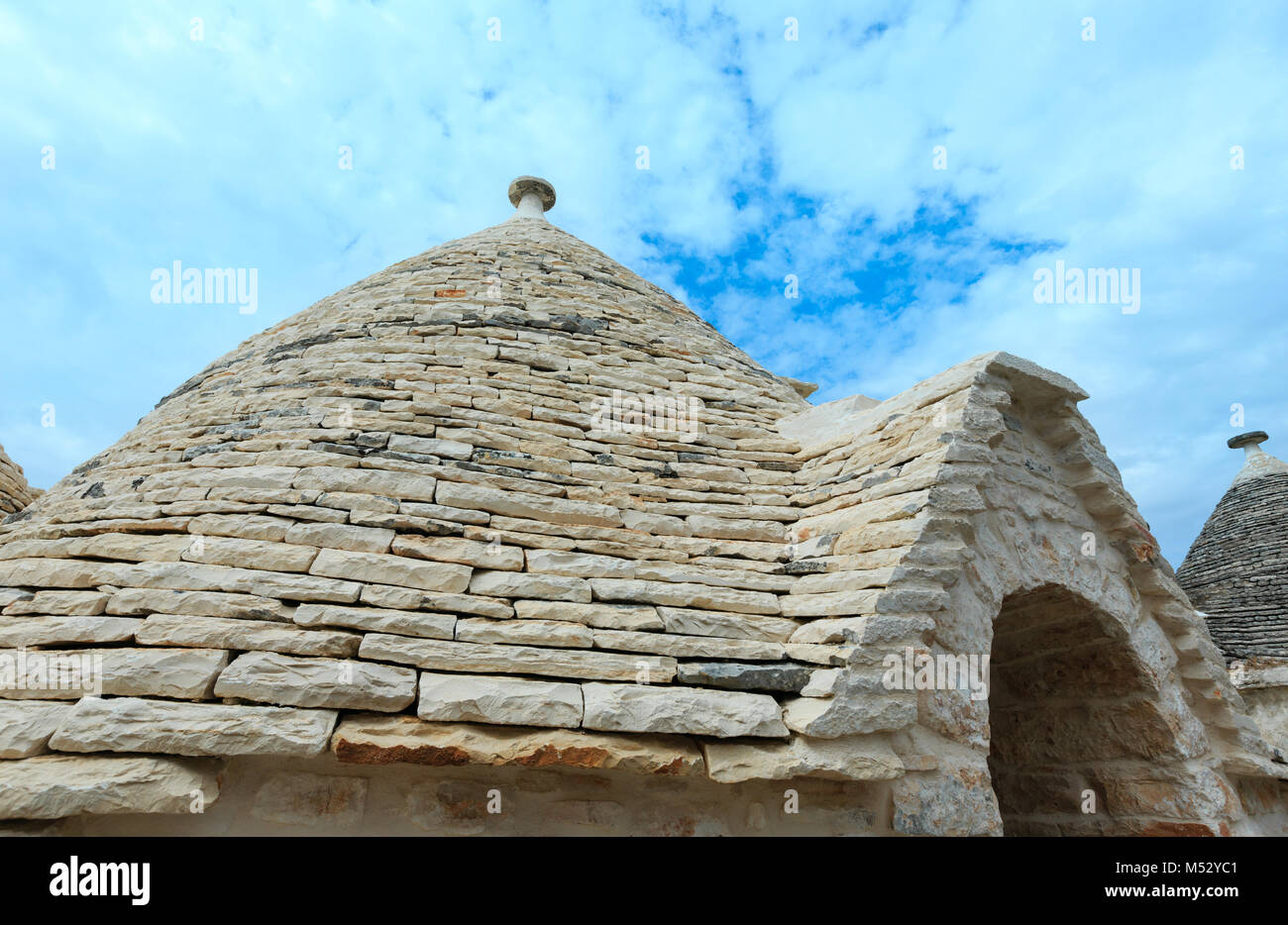 Trulli house roof in Alberobello, Italy Stock Photo - Alamy
