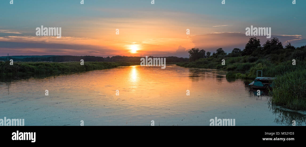 The Warta polish river Stock Photo - Alamy