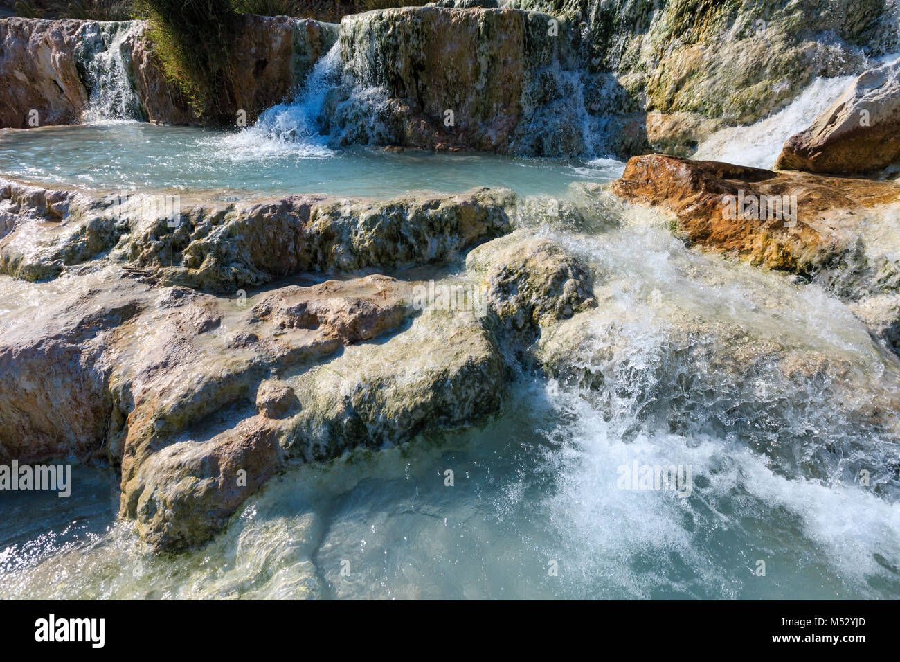 Natural spa Saturnia thermal baths, Italy Stock Photo - Alamy
