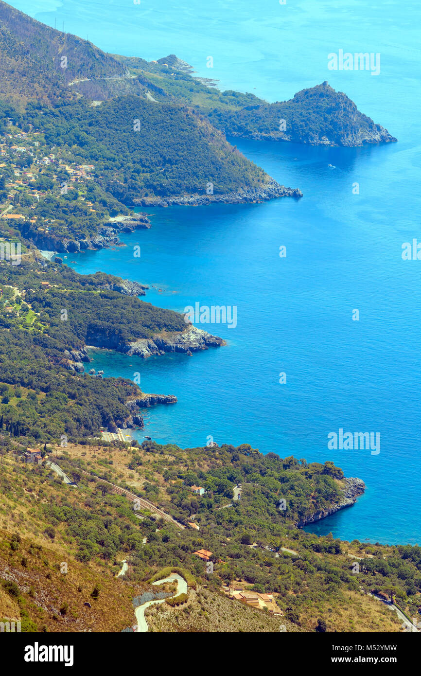 Tyrrhenian sea coast near Maratea, Italy Stock Photo - Alamy