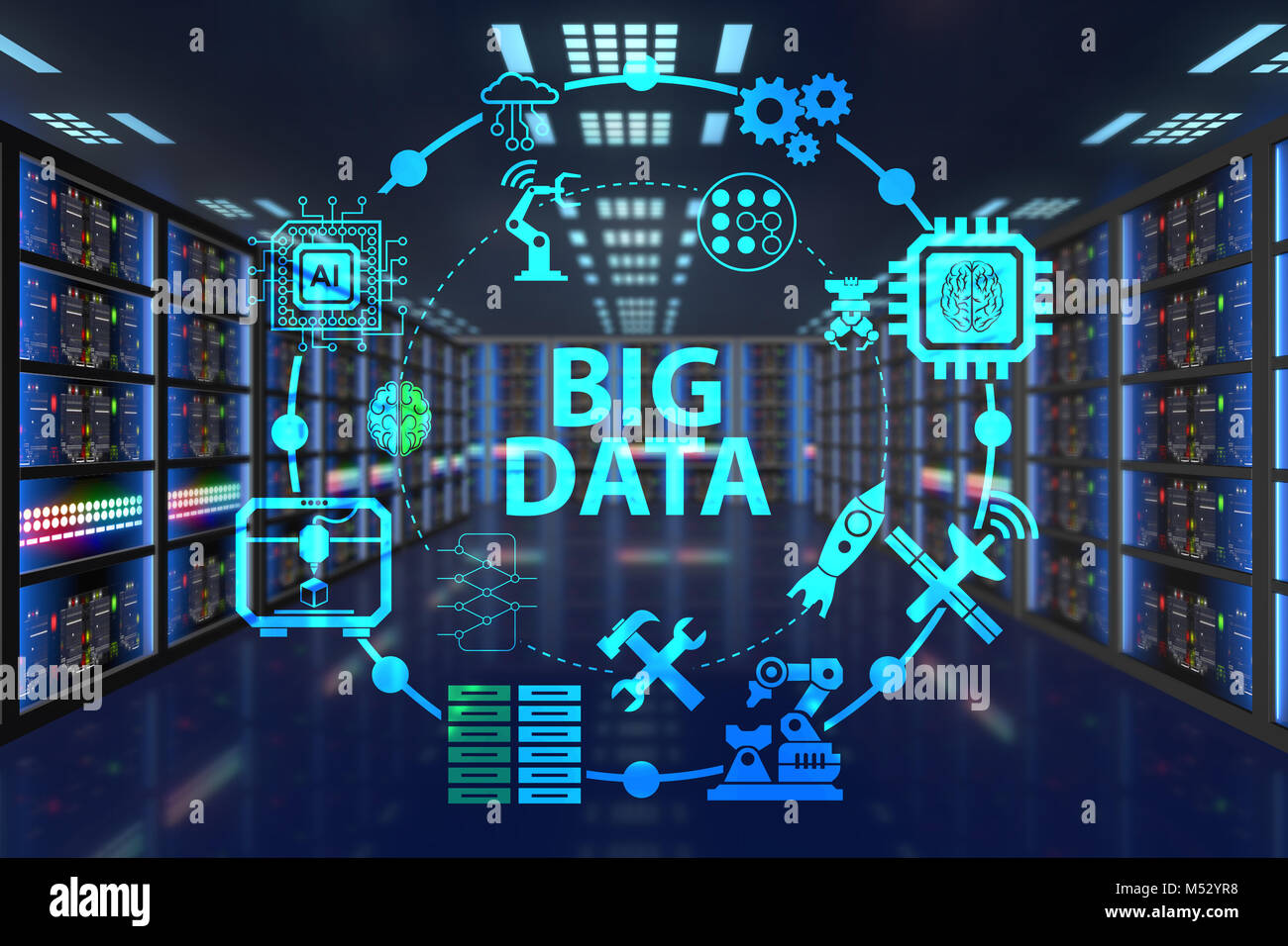 Big data computing concept of modern IT technology Stock Photo - Alamy