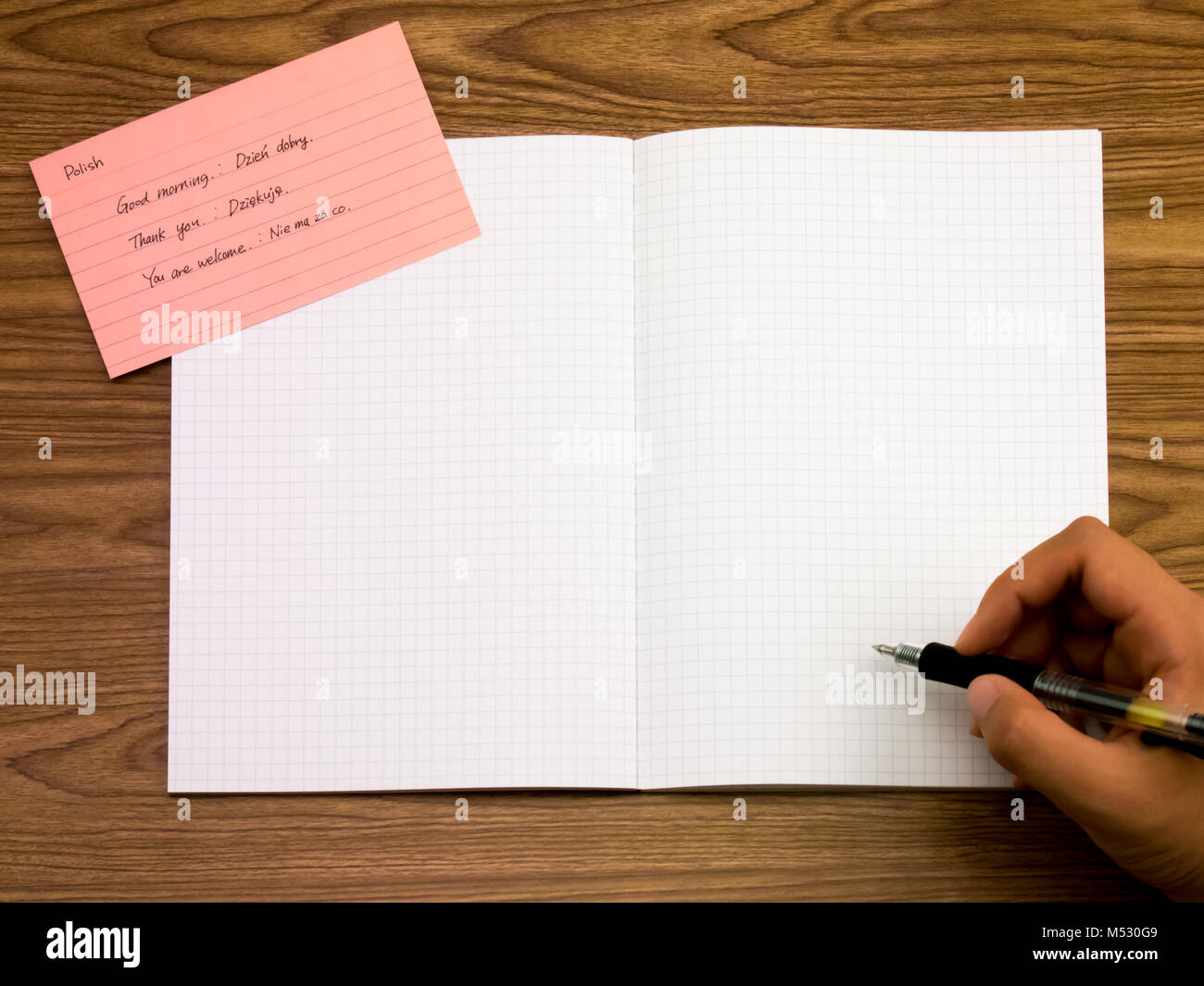 Polish writing hi-res stock photography and images - Alamy
