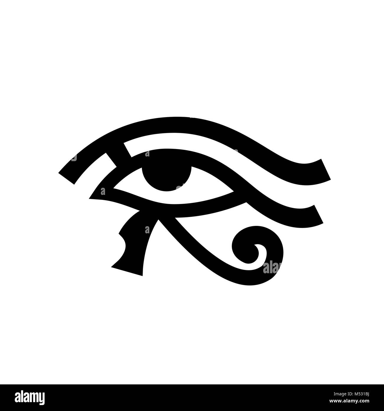 Horus hieroglyph Black and White Stock Photos & Images - Alamy