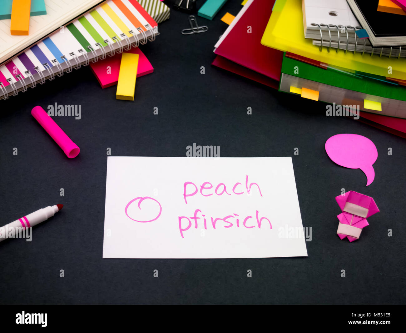 Book german language course hi-res stock photography and images - Alamy