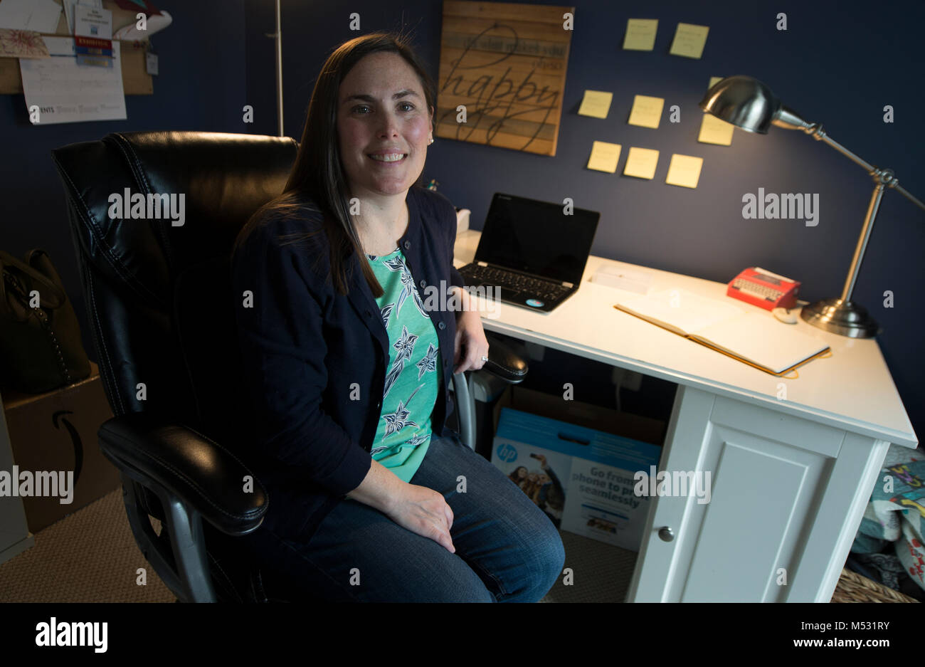 UNITED STATES:Feb. 19, 2018: Erin Teagan, author, mom of 2 and children ...