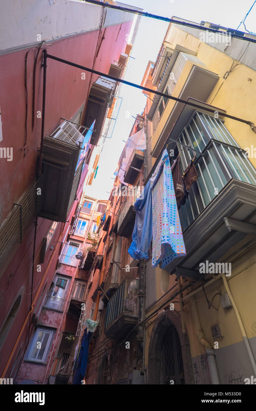 Naples alley hi-res stock photography and images - Alamy