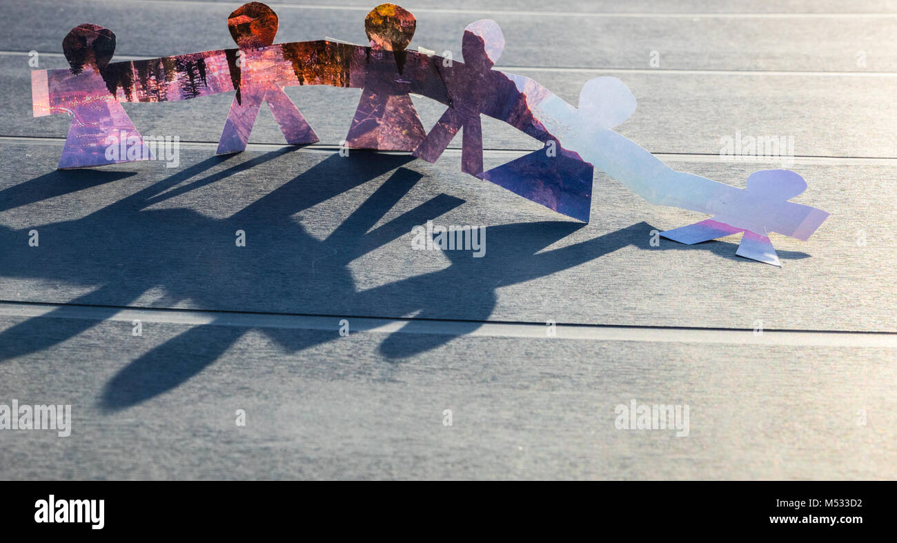 round of paper children Stock Photo - Alamy