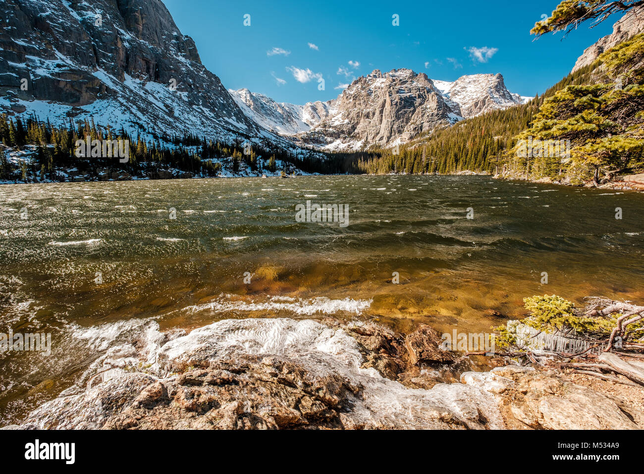 The Loch Lake, Rocky Mountains, Colorado, USA Stock Photo - Alamy