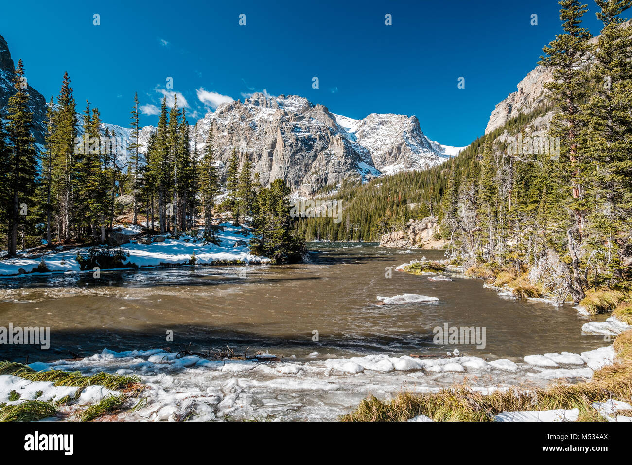 The Loch Lake, Rocky Mountains, Colorado, USA Stock Photo - Alamy