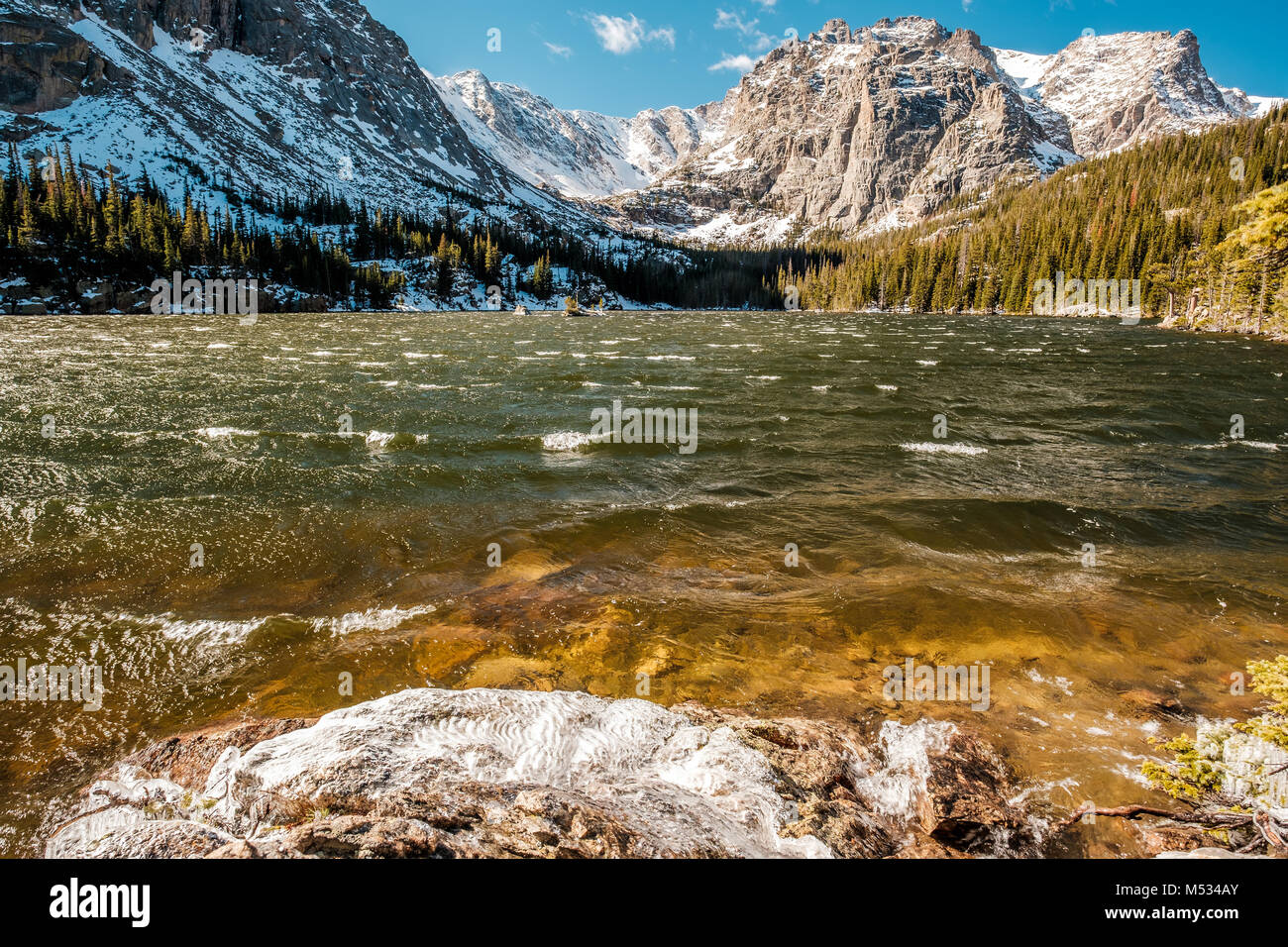 The Loch Lake, Rocky Mountains, Colorado, USA Stock Photo - Alamy