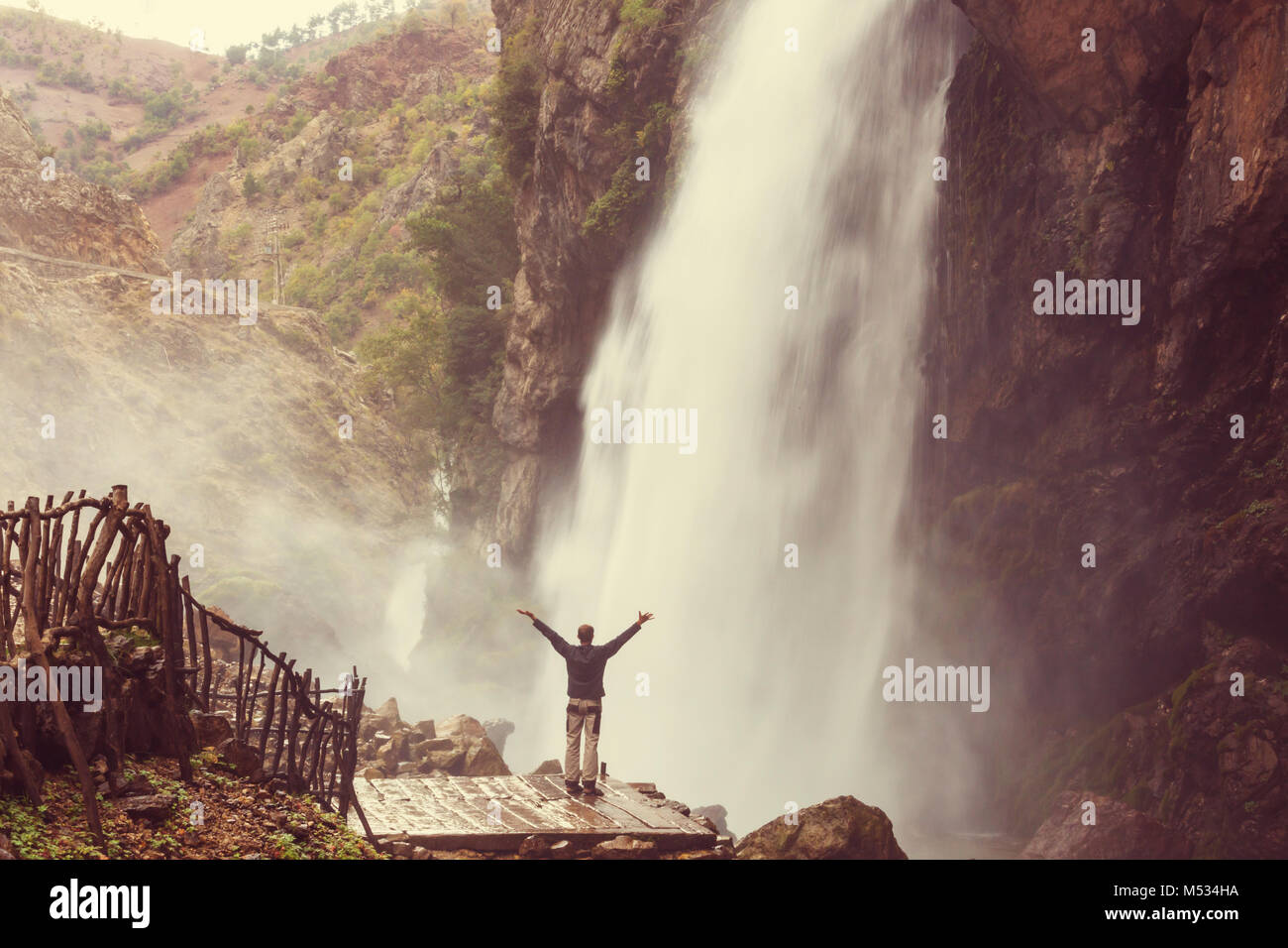 Waterfall in Turkey Stock Photo - Alamy